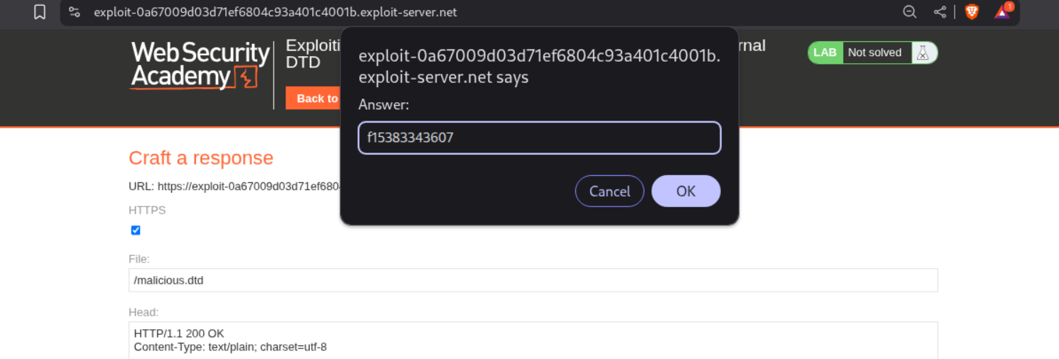 Walkthrough - XXE Portswigger labs | Yash's CyberSec blog